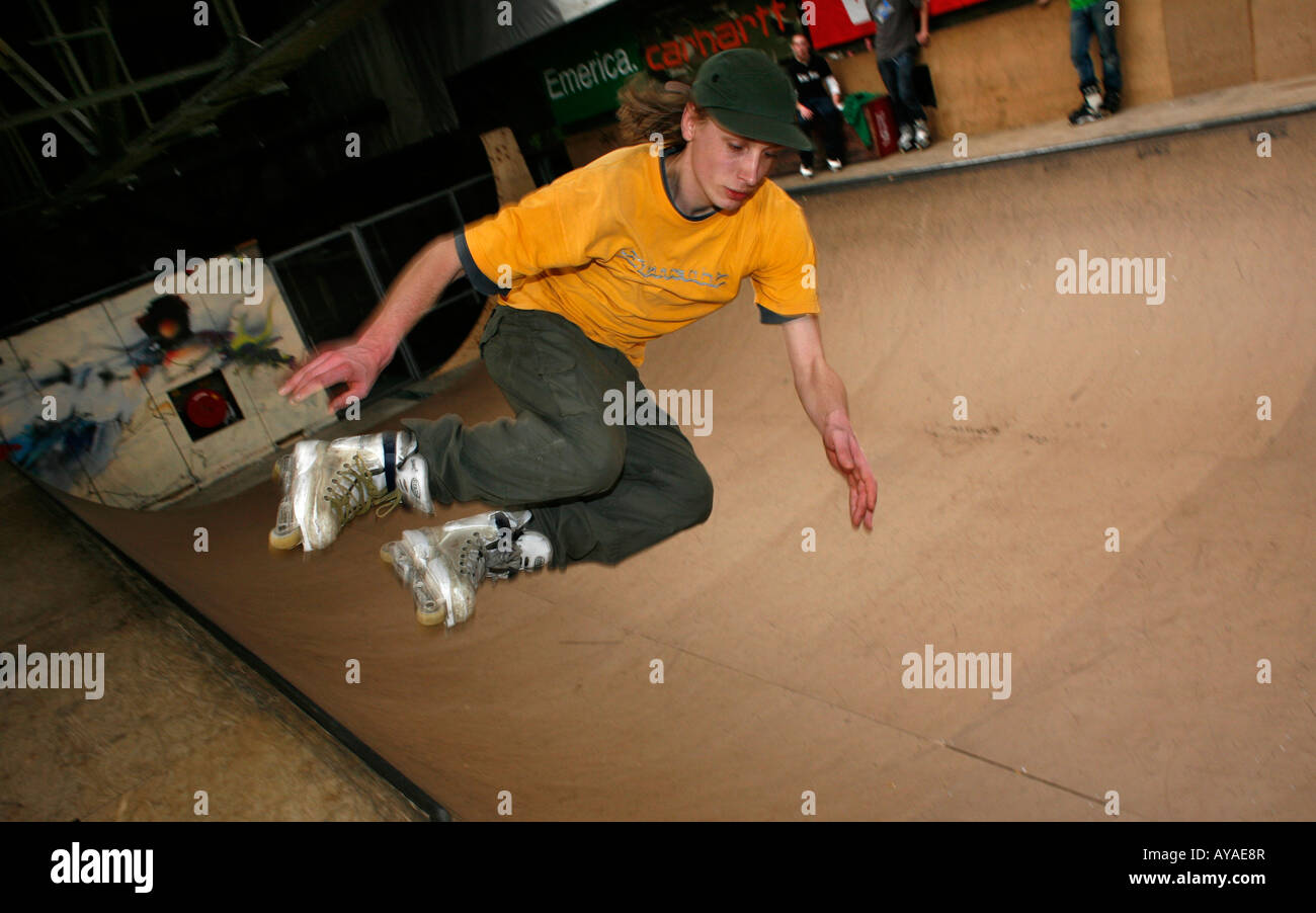 There is an indoor scating ramp in Amsterdam It is built in a former ...