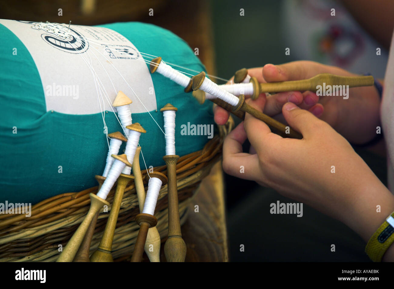 Idrija lace hi-res stock photography and images - Alamy