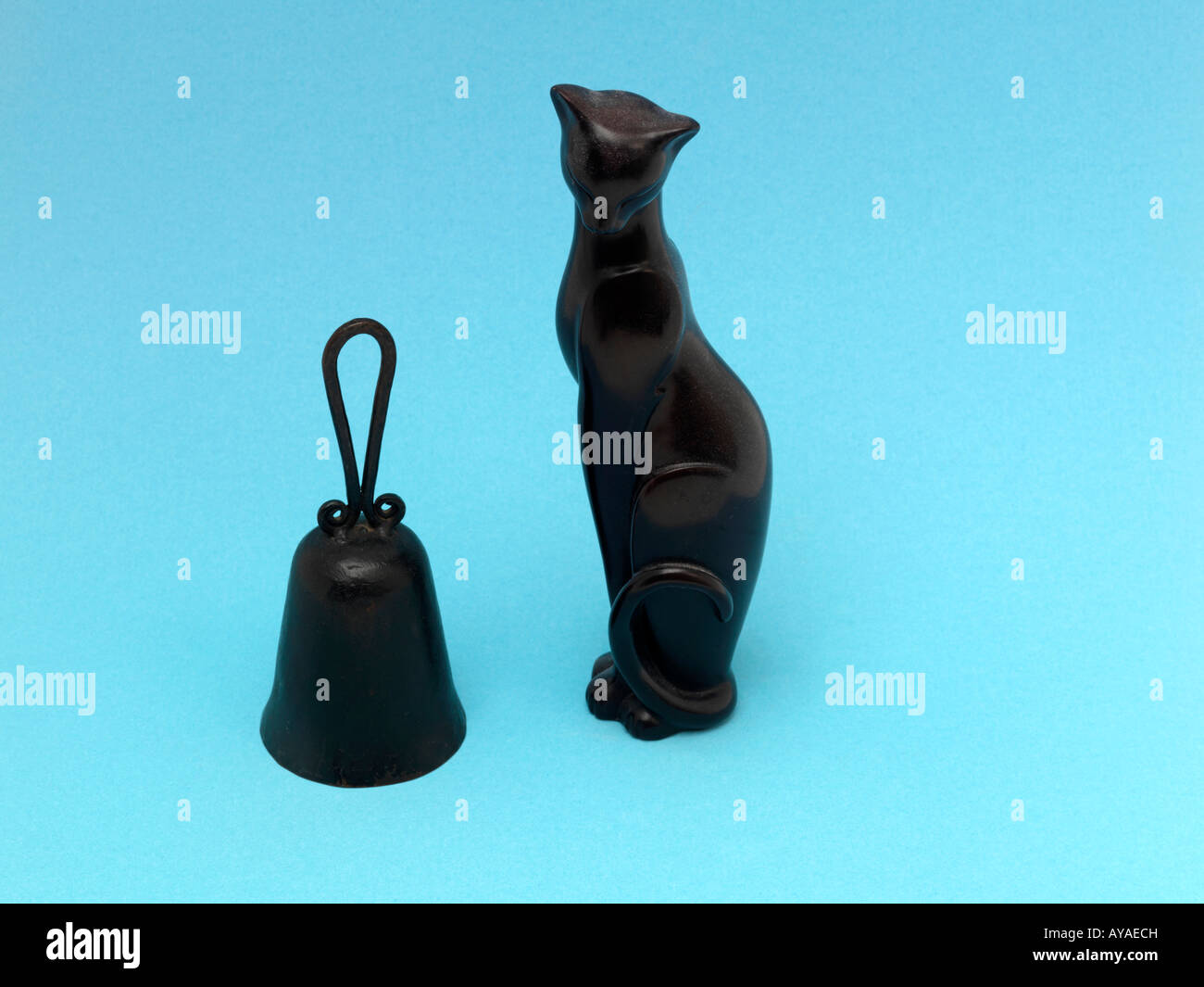 Black Objects and Colourful Background Stock Photo - Alamy