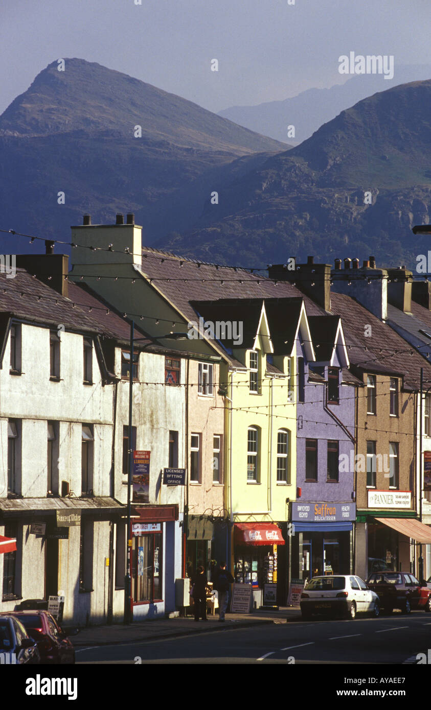 Llanberis high street hi-res stock photography and images - Alamy