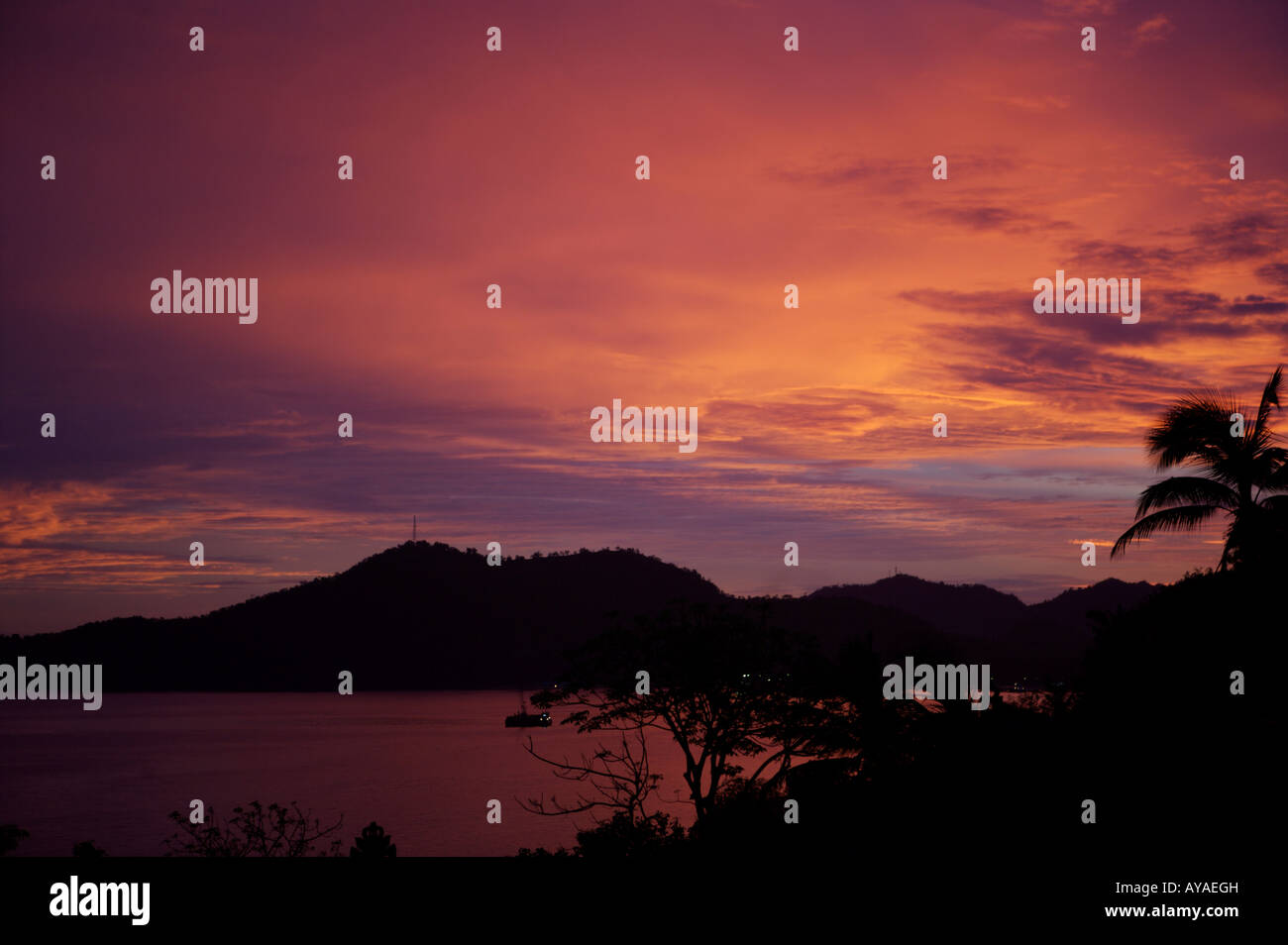 A Bali sunset Stock Photo - Alamy