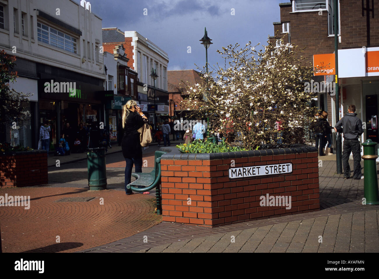 Market Street In Crewe Stock Photo - Alamy