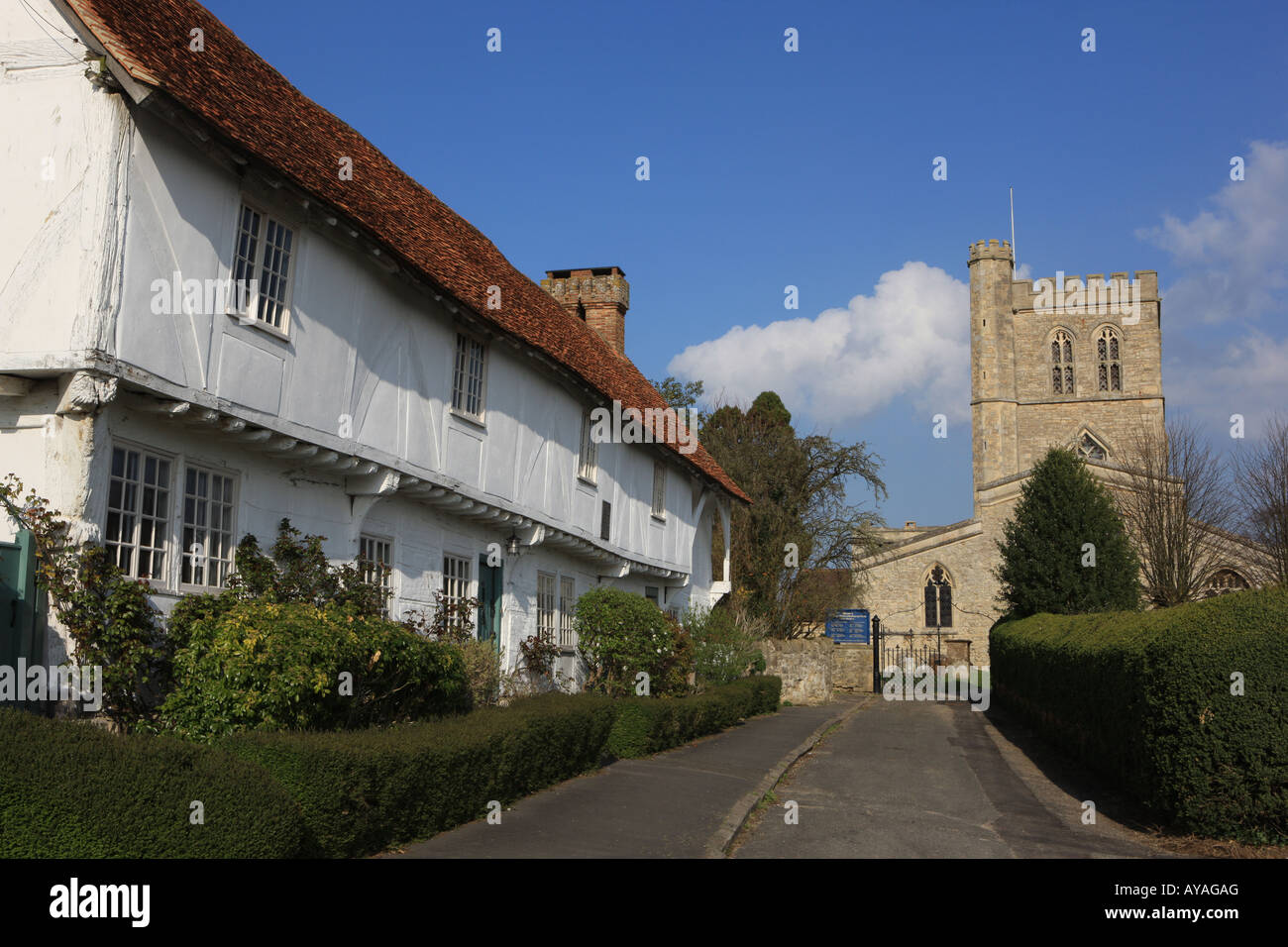 The Courthouse next to St Mary’s Church at Long Crendon Stock Photo - Alamy