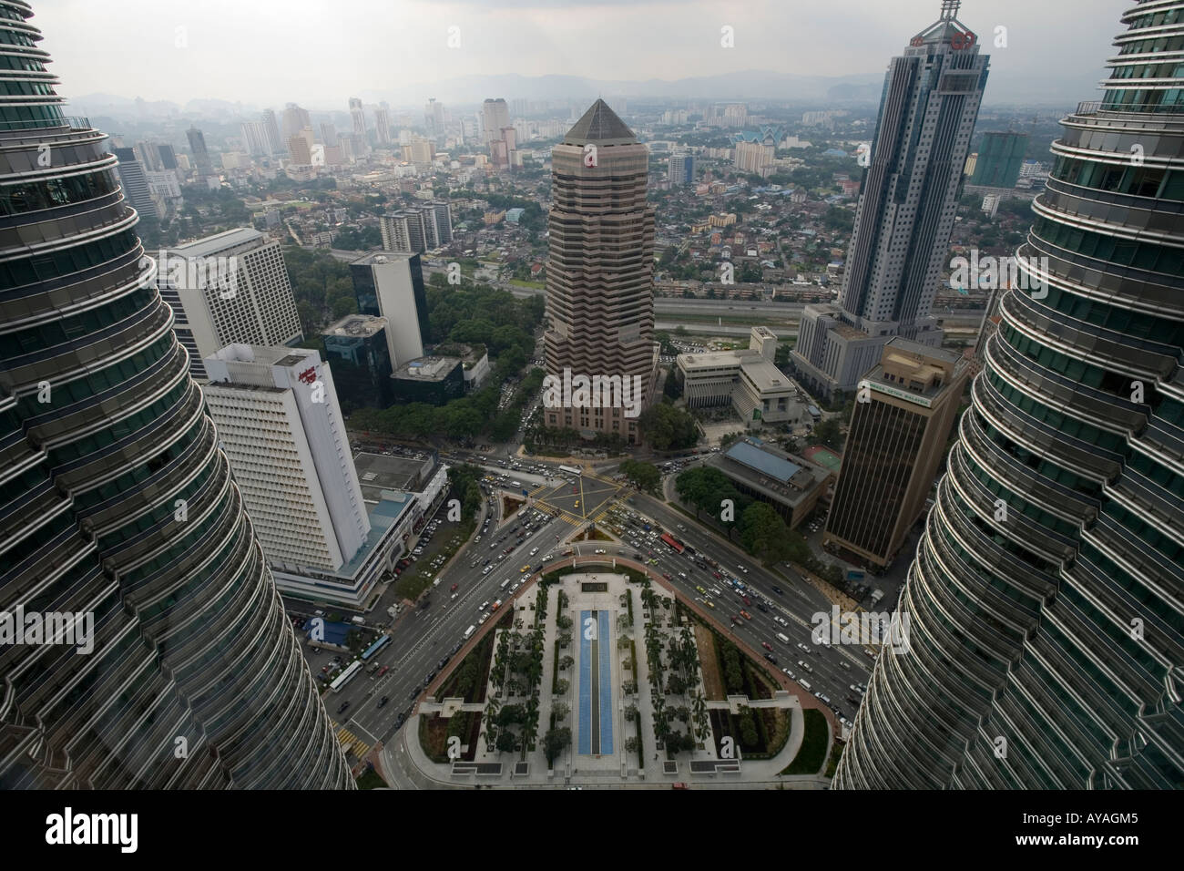 Malaysia Kuala Lumpur View skybridge viewing platform 170 metres above ...