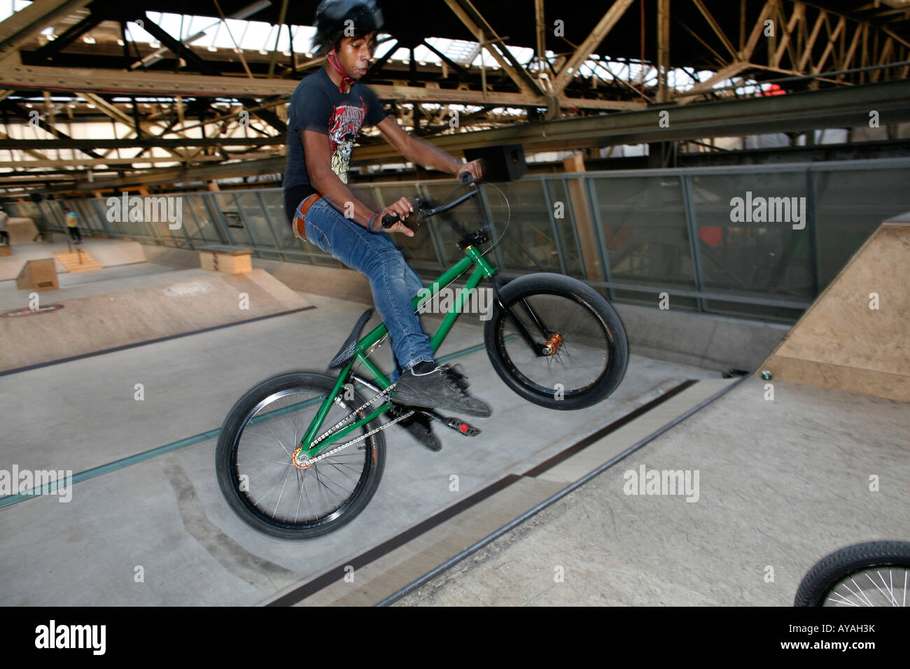 There is an indoor scating ramp in Amsterdam It is built in a former ...