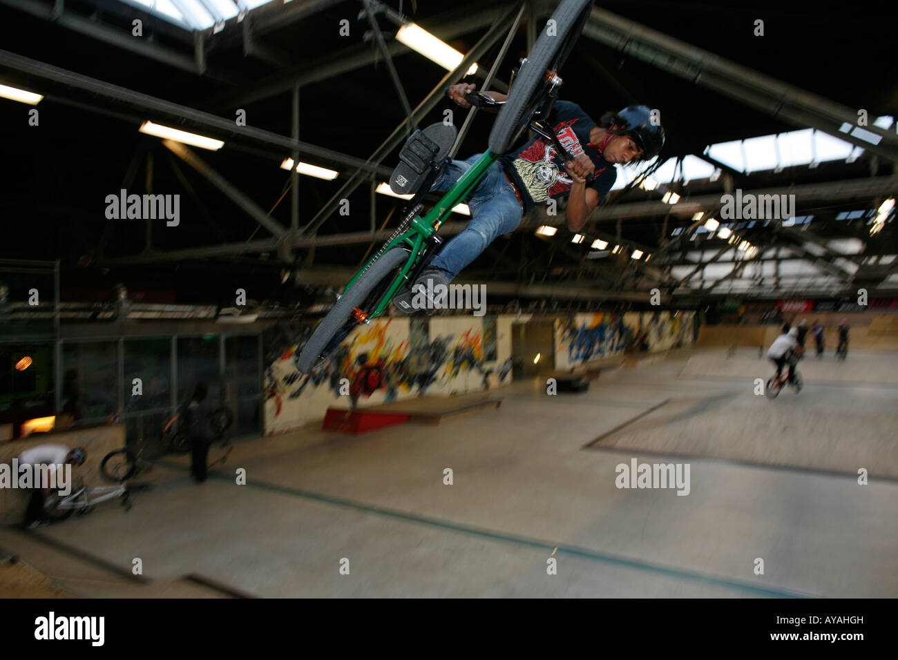 There is an indoor scating ramp in Amsterdam It is built in a former ...