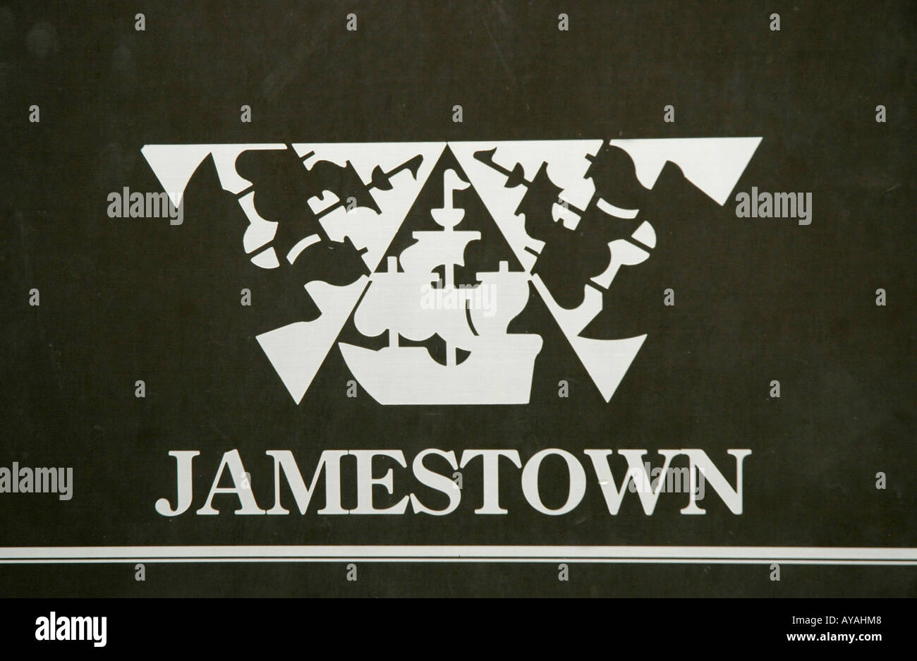 Historic Jamestowne landing Original Jamestown Settlement sign display ...