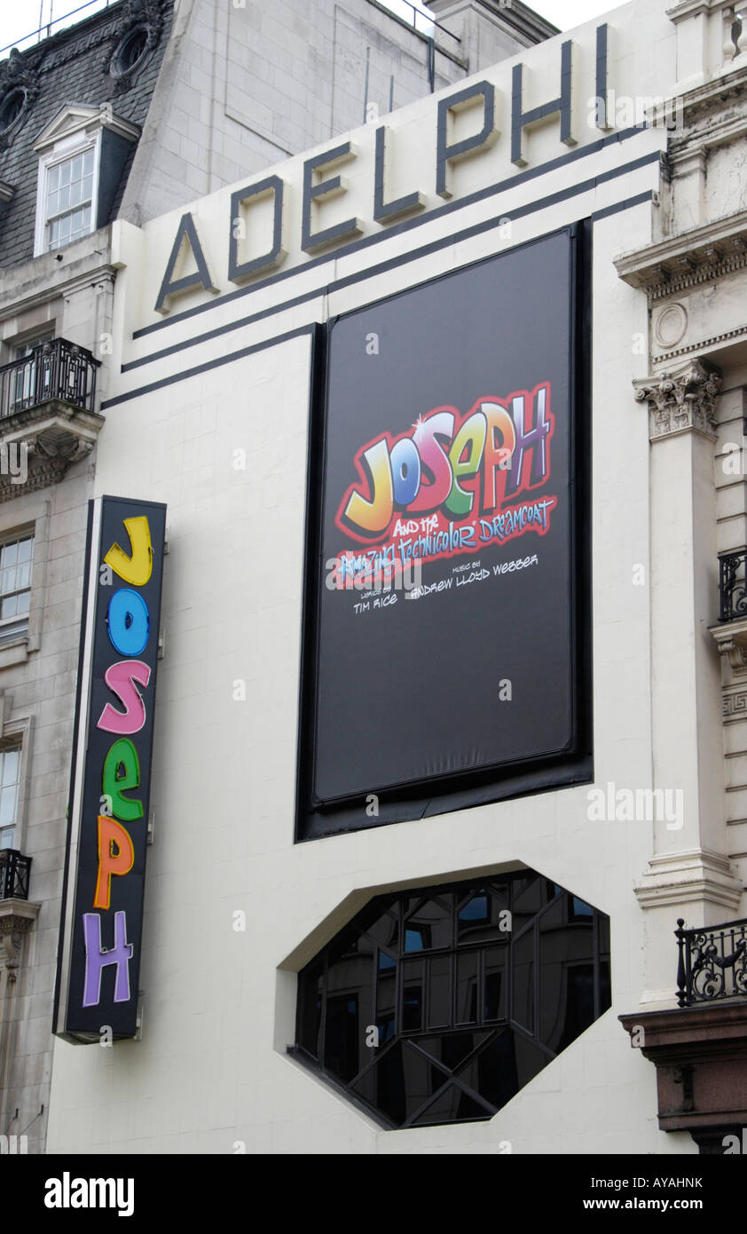 Exterior of the Adelphi Theatre in the Strand London Stock Photo - Alamy
