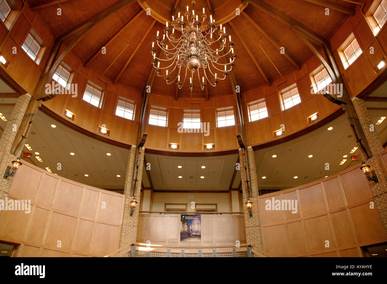 Jamestown Settlement visitor center interior Stock Photo - Alamy