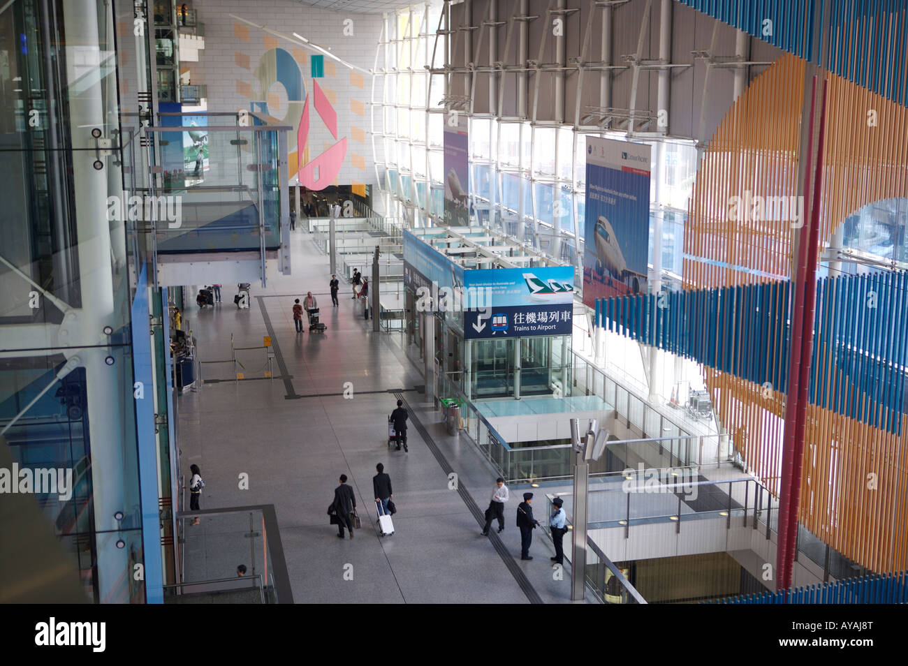 MTR Airport Express station in Central district of Hong Kong Stock Photo - Alamy