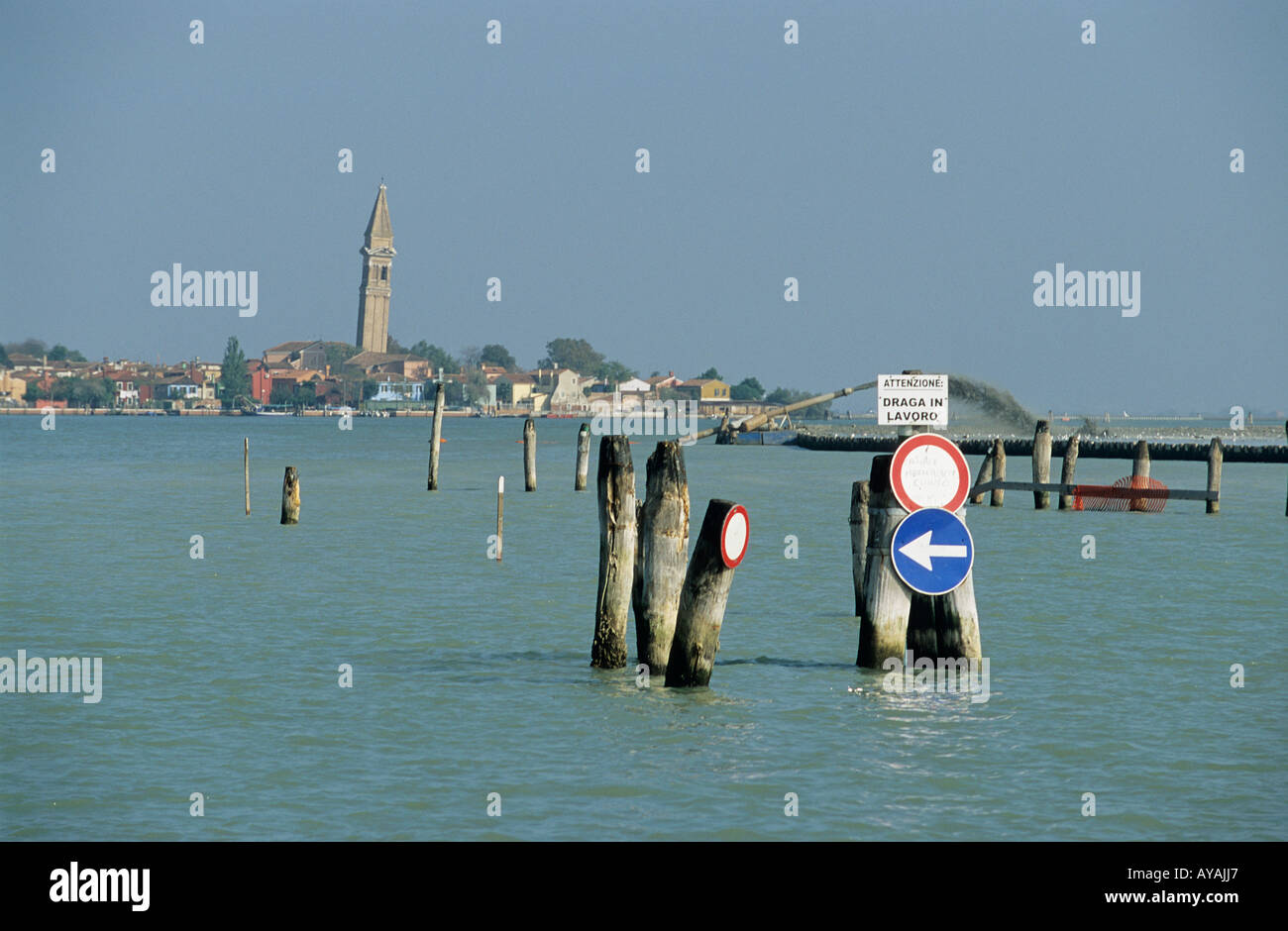 Canal signs in Venice Stock Photo - Alamy
