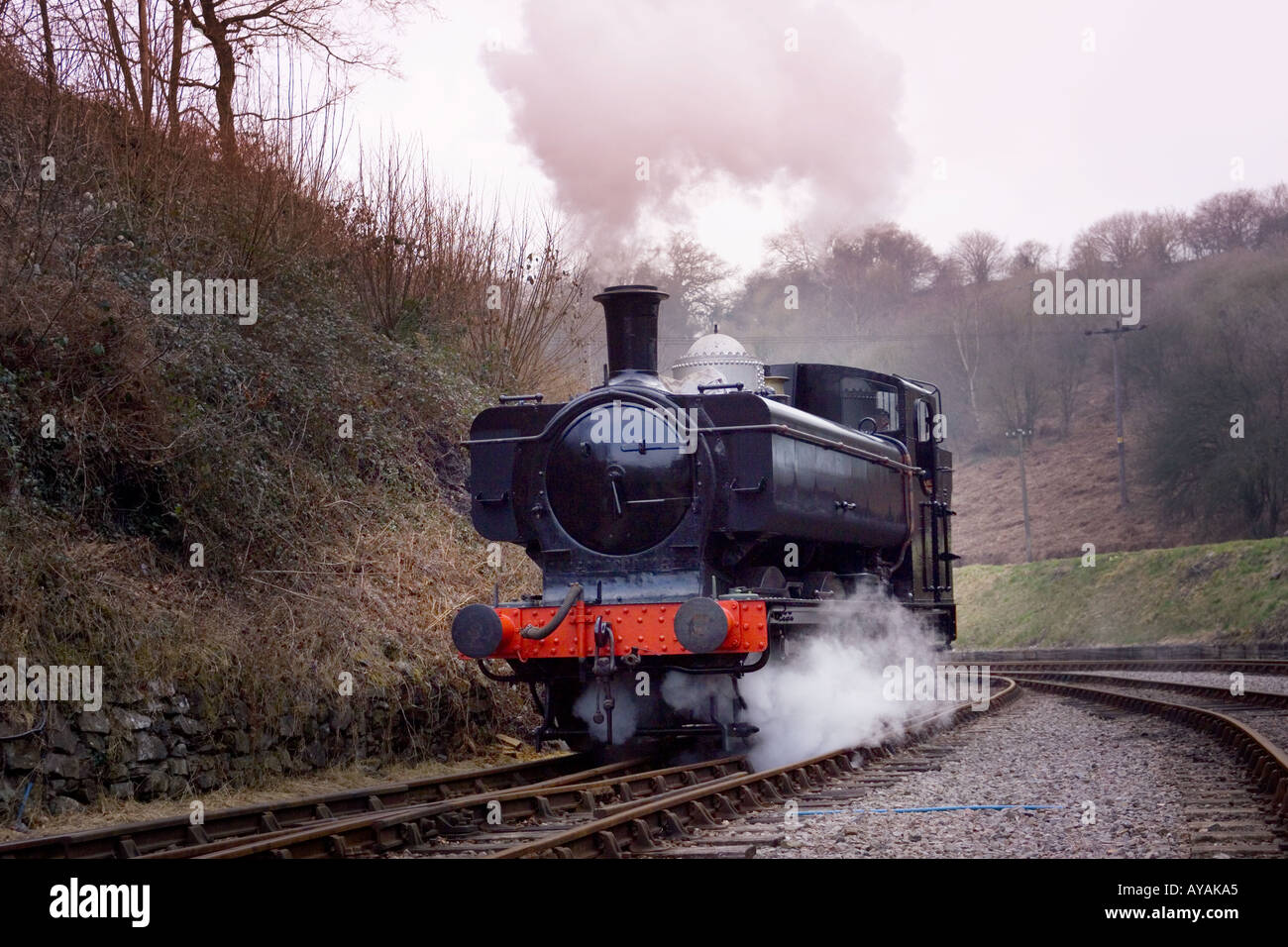 UK FOREST OF DEAN RAILWAY GREAT WESTERN RAILWAY 9681 PANNIER TANK ...