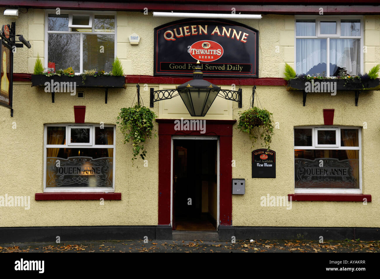 queen anne public house hollins whitefield manchester england uk pub ...