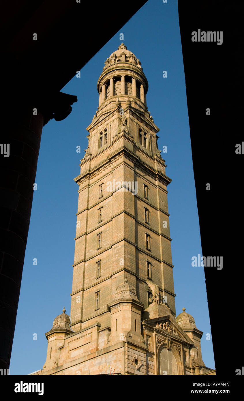 Victoria Tower, Municipal Buildings, Greenock Stock Photo - Alamy