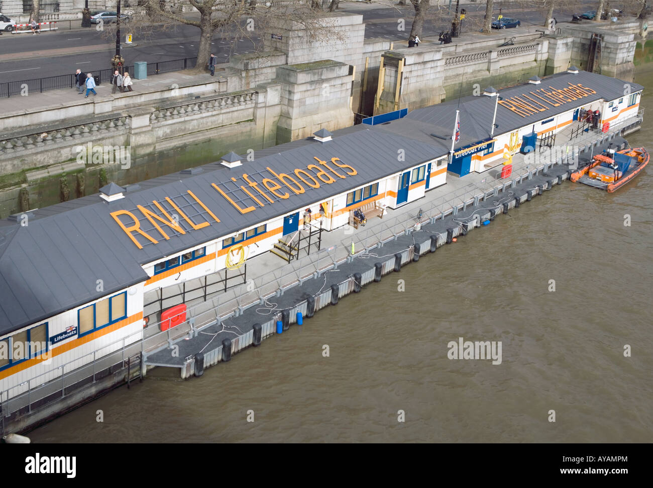 RNLI Lifeboat Station on the Thames London Stock Photo - Alamy