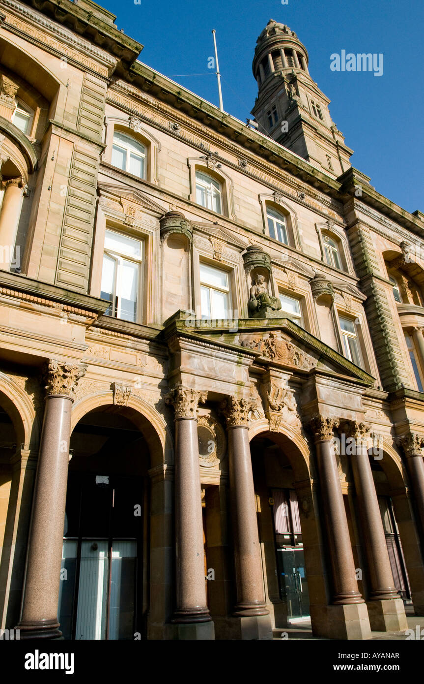 Victoria Tower and Municipal Buildings, Greenock Stock Photo - Alamy