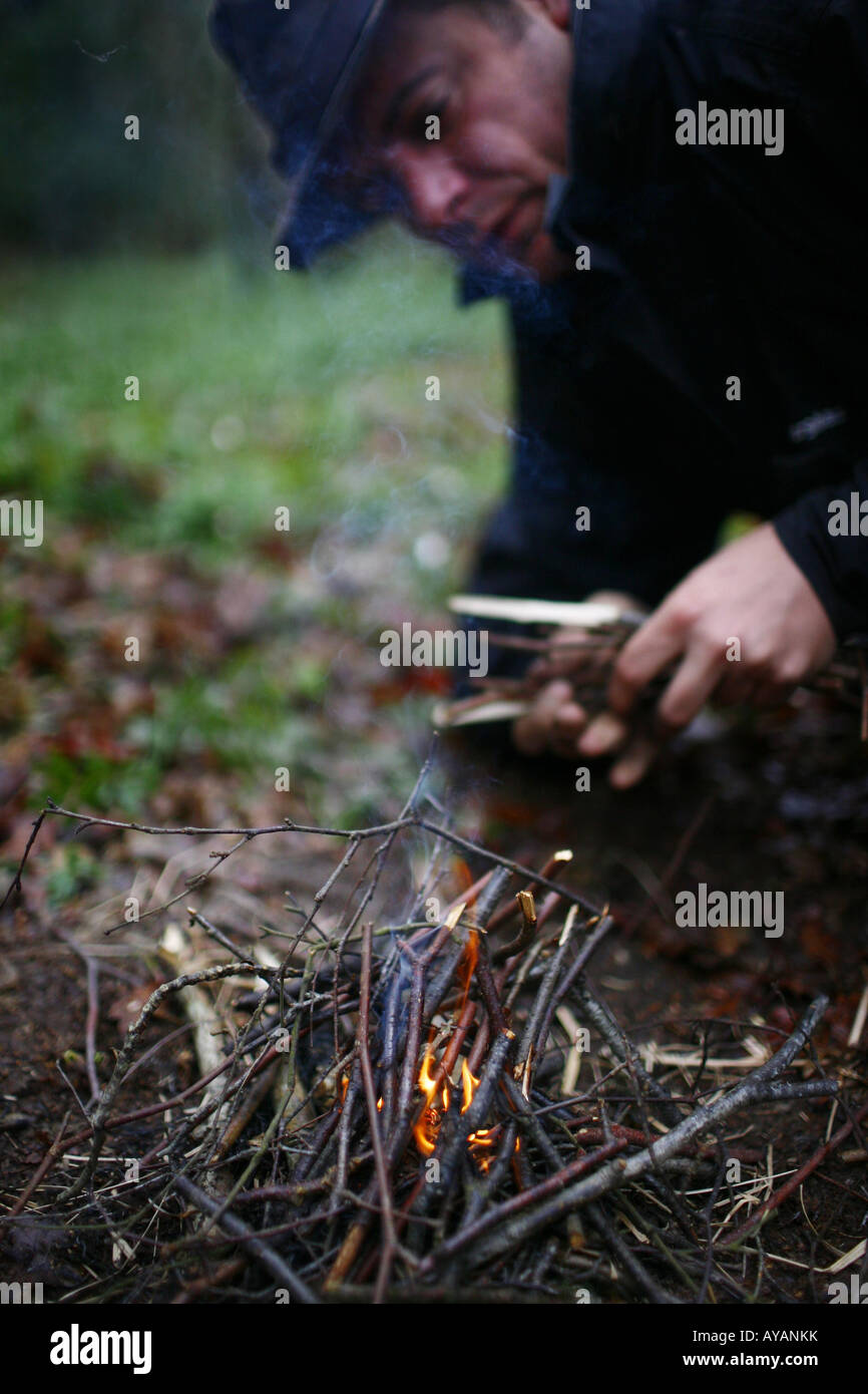 Fire bush Cut Out Stock Images & Pictures - Alamy