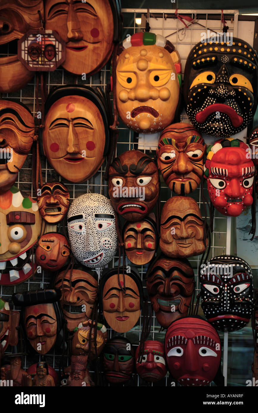 Seoul korea masks hi-res stock photography and images - Alamy