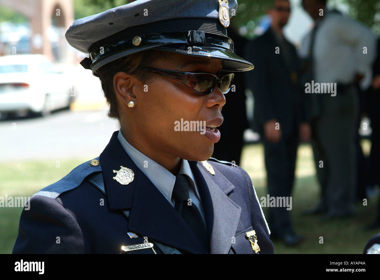 African american female police officer hi-res stock photography and ...