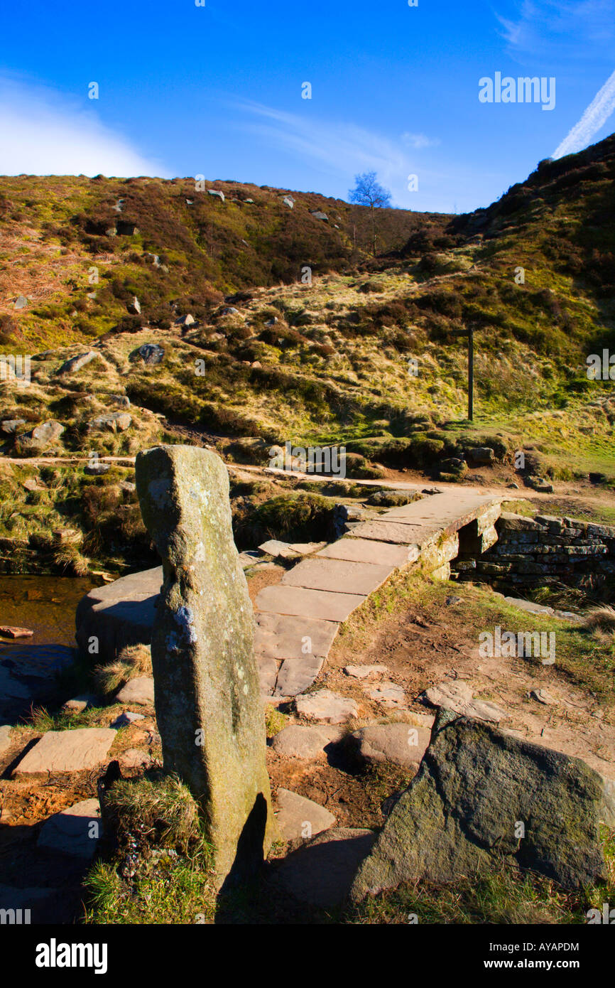 Bronte Bridge Haworth Moor West Yorkshire England Stock Photo - Alamy