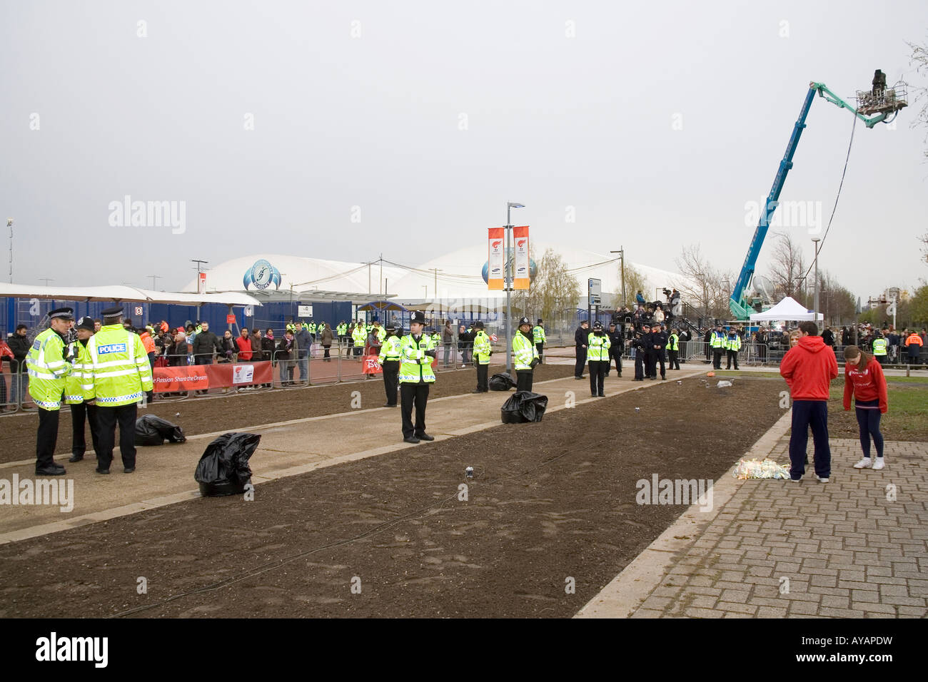 Large police presence hi-res stock photography and images - Alamy