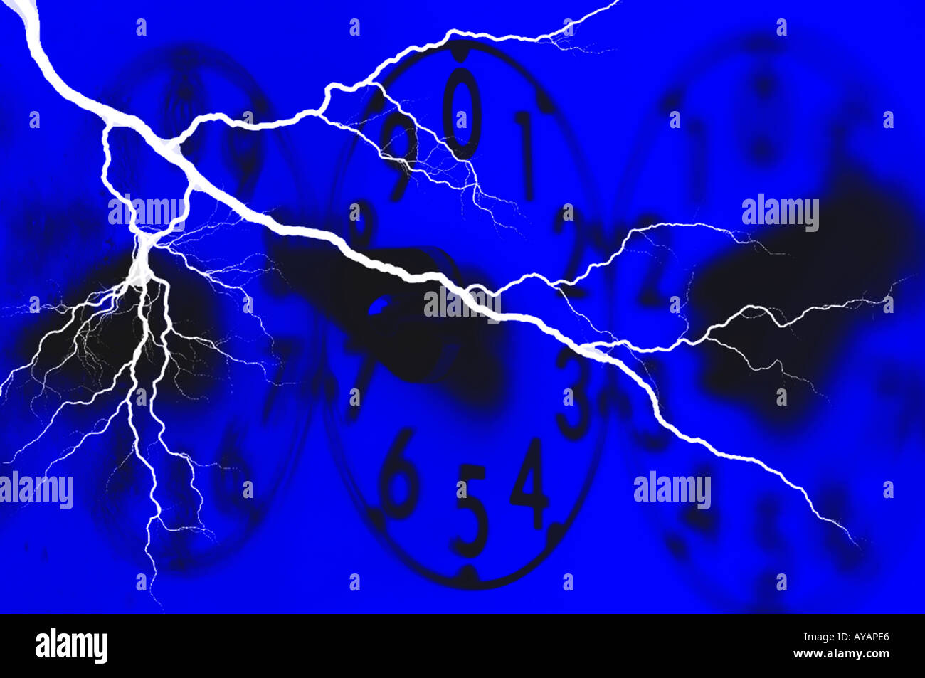 closeup abstract view of a home electric meter with lightning bolt ...