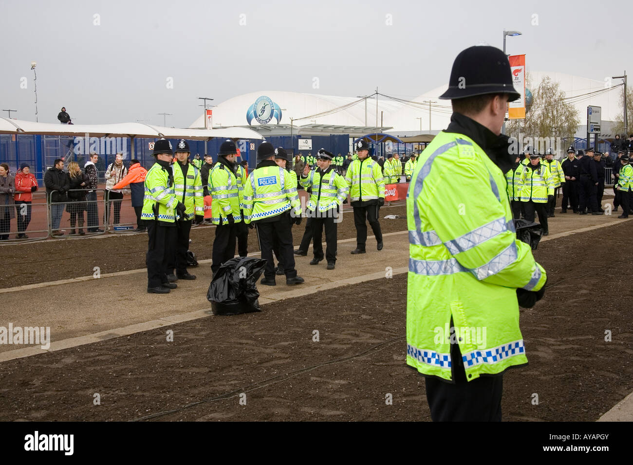 Large police presence hi-res stock photography and images - Alamy