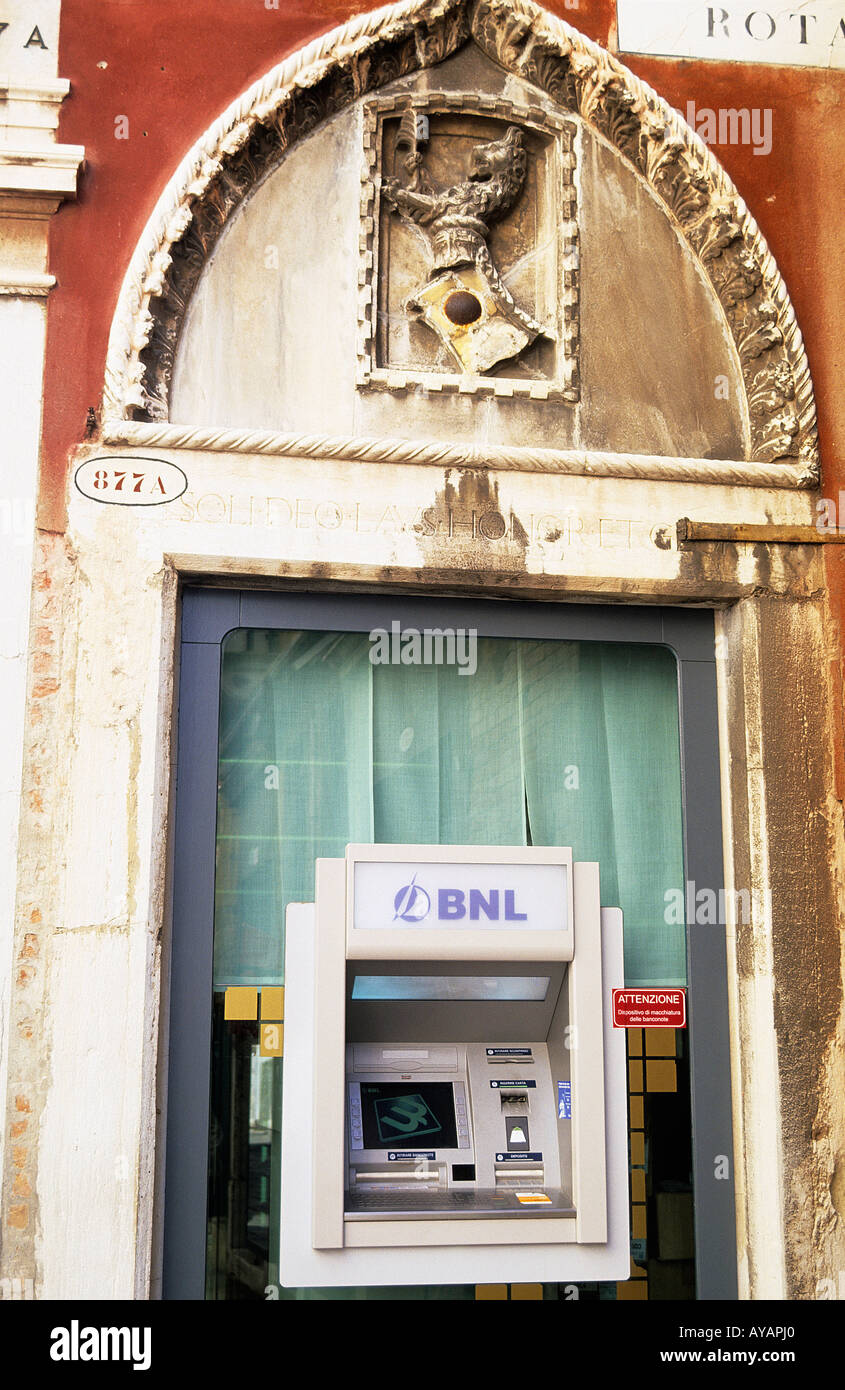 ATM building exterior close up Stock Photo - Alamy