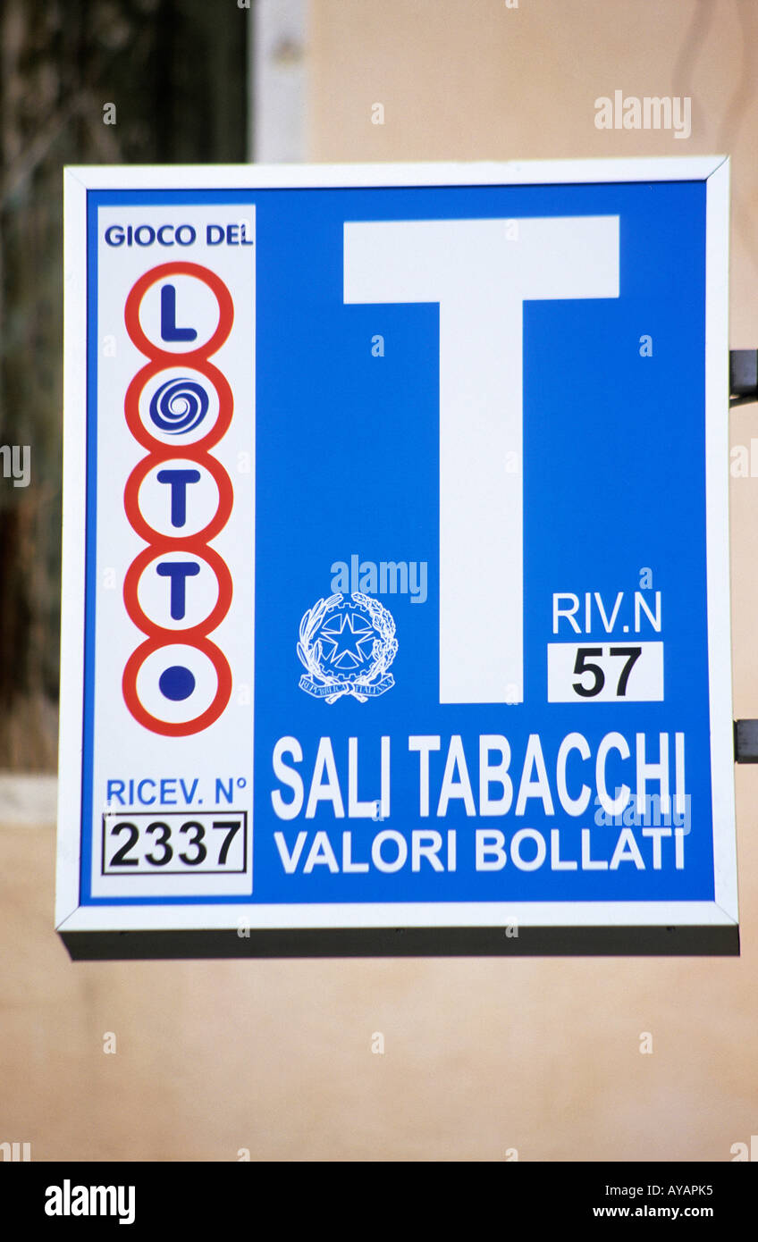 Tabacchi Sign High Resolution Stock Photography and Images - Alamy