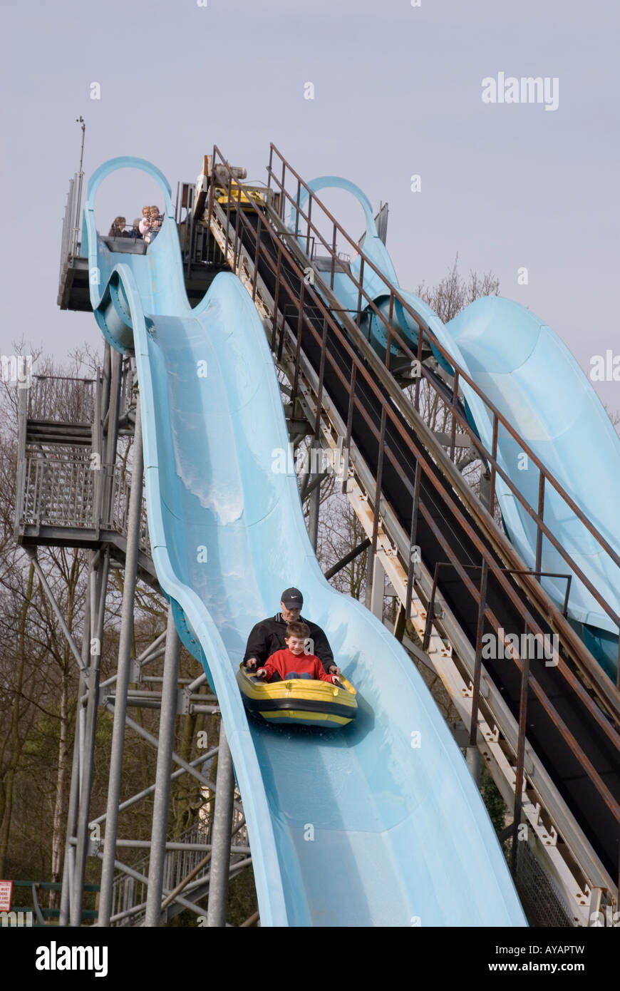 The Wave Breaker Ride At Pleasurewood Hills Theme Park Stock Photo - Alamy