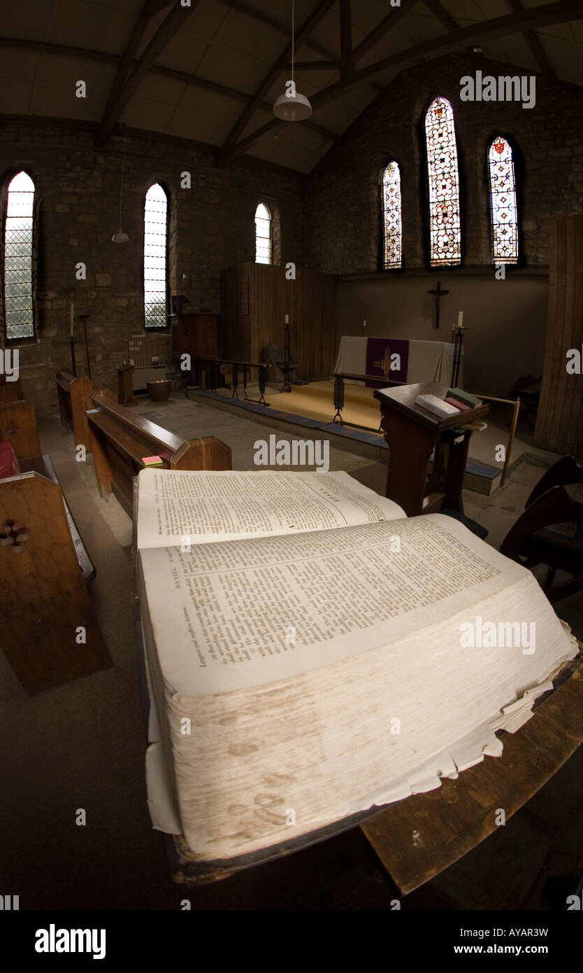 Closeup of a Bible inside a church, Yorkshire, England Stock Photo - Alamy