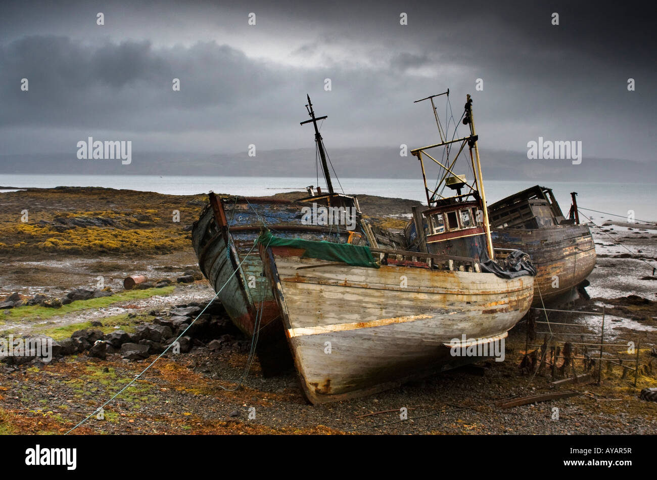 Shipwreck, Isle of Mull, Scotland Stock Photo - Alamy