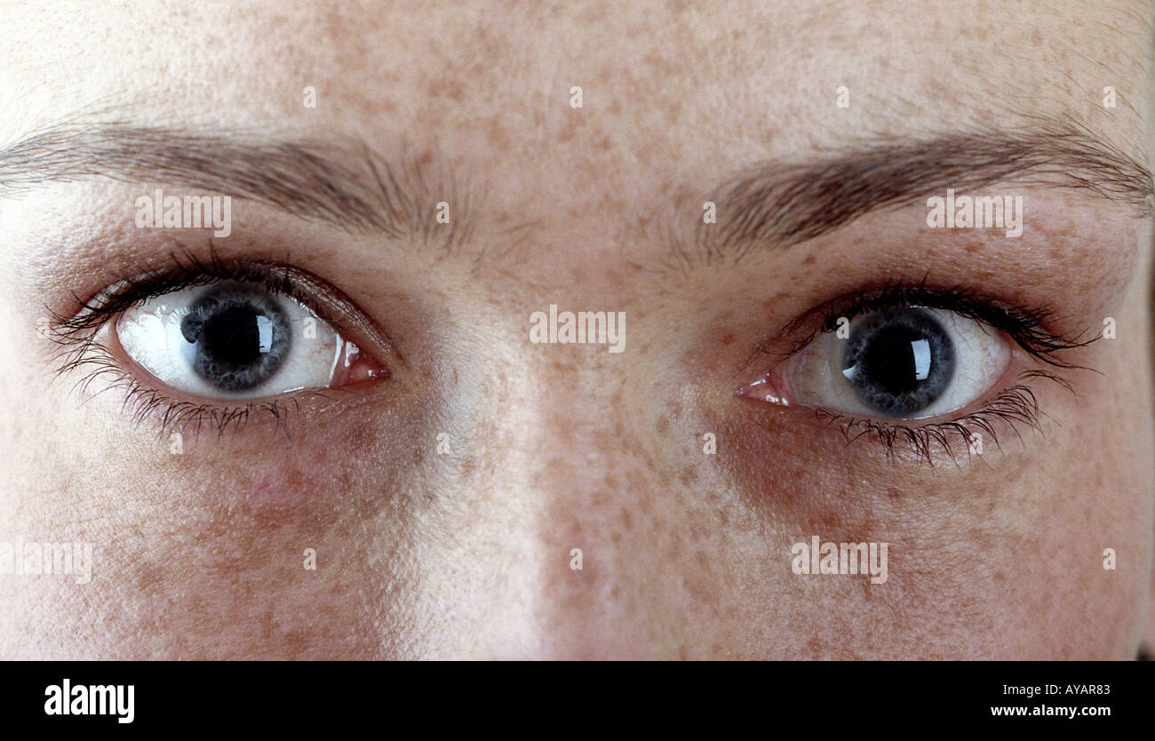 Augen einer Frau Stock Photo - Alamy