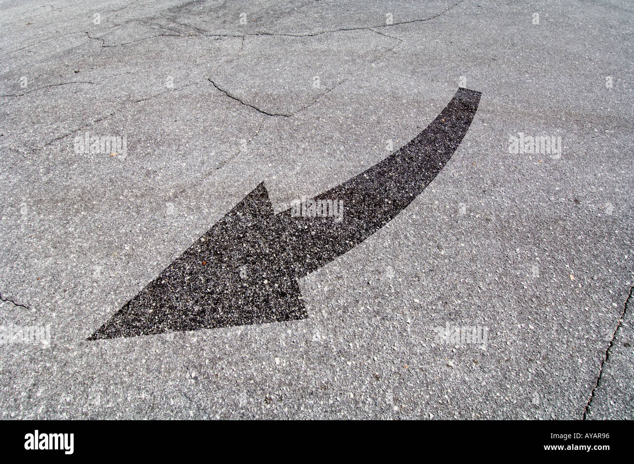 traffic direction arrows painted on road Stock Photo - Alamy traffic direction arrows painted on road Stock Photo - Alamy
