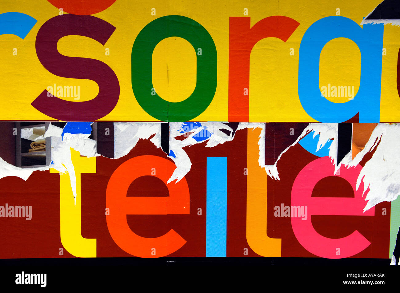 letters so colourful billboard poster detail germany advertising design ...