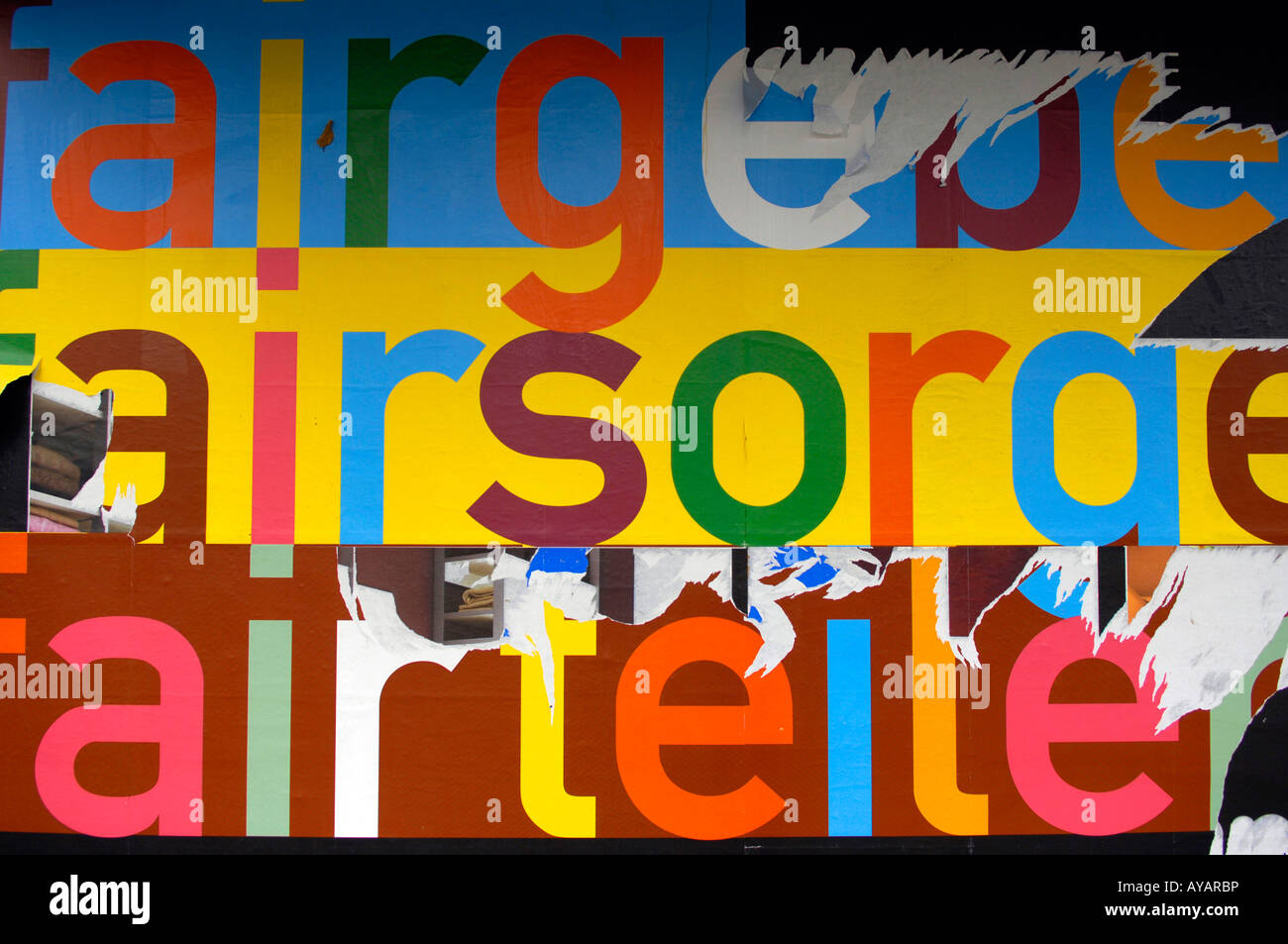 letters so colourful billboard poster detail germany advertising design ...