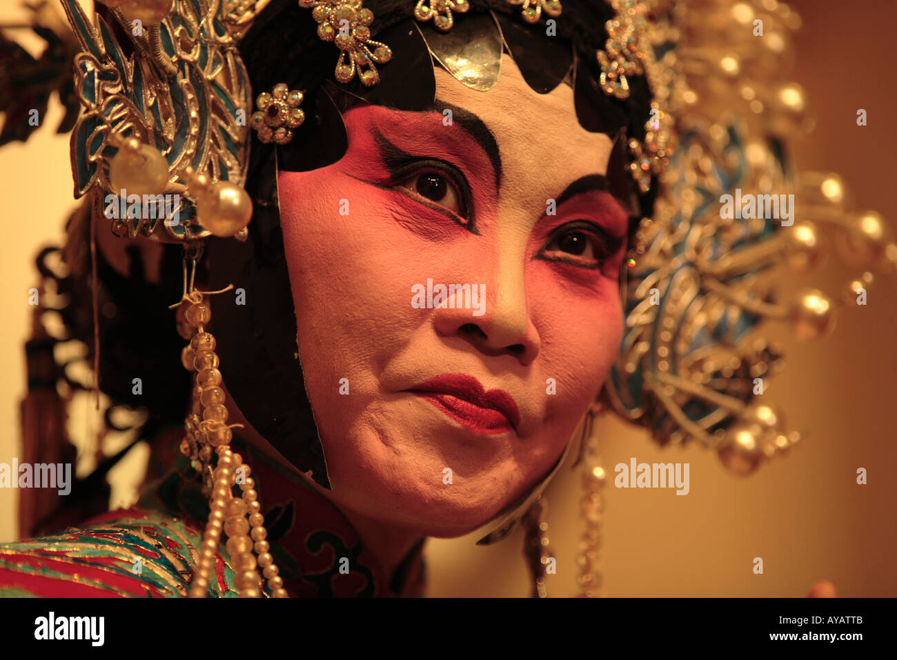 Asia Singapore Traditional Chinese Opera singers perform at Chinese ...