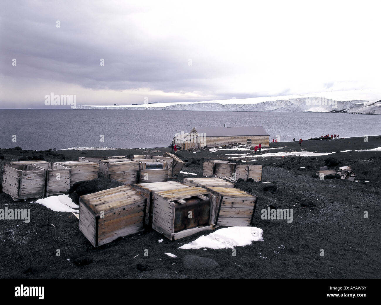 Captain Scott hut used during 1911 to 1913 expedition Cape Evans Ross ...