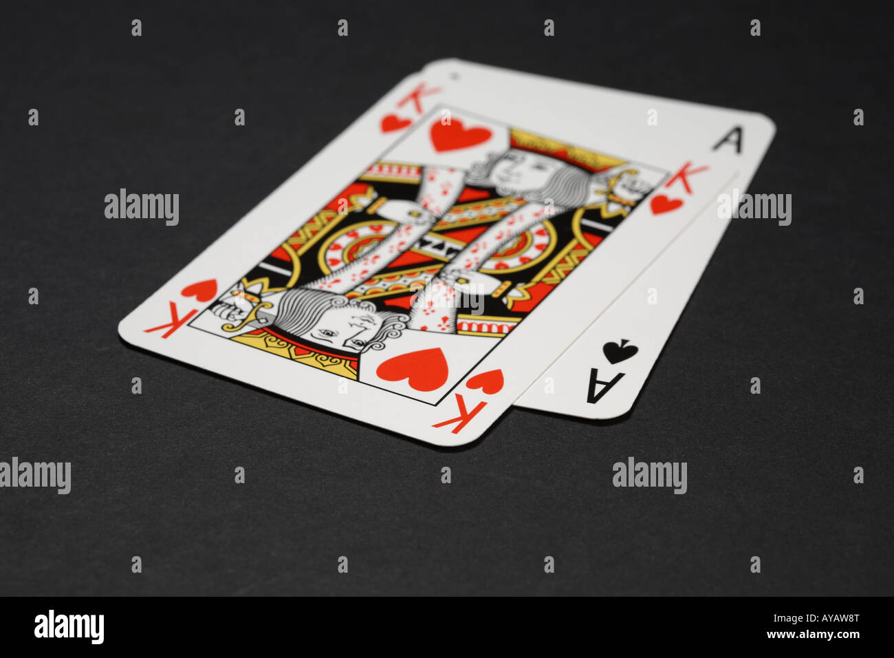 Playing cards 21 black jack hi-res stock photography and images - Alamy