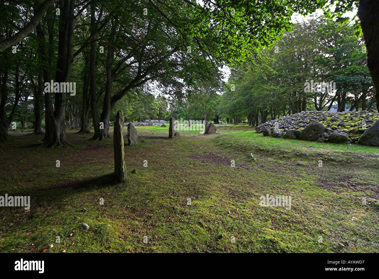 Clava Cairns Inverness Scotland Stock Photo - Alamy