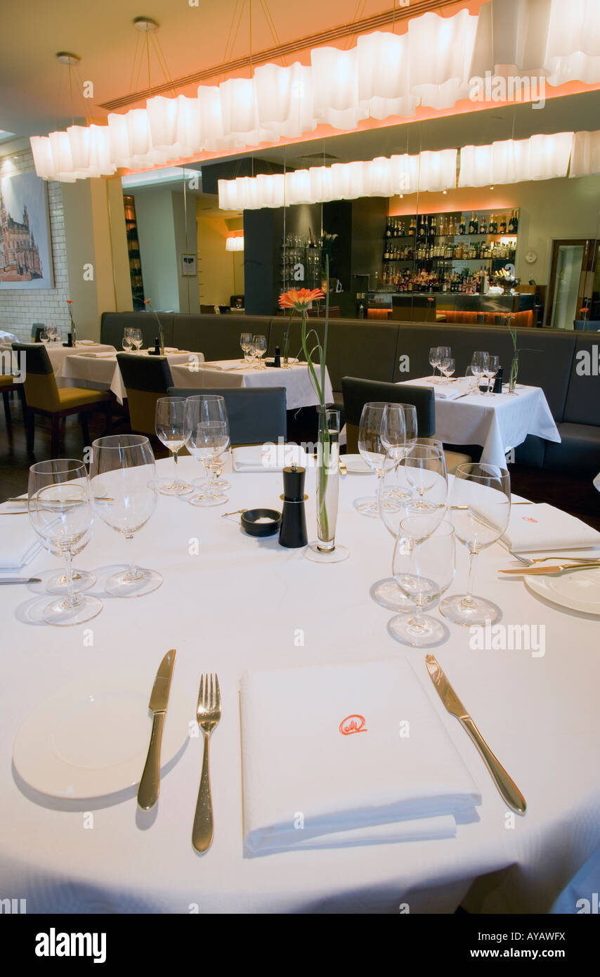 Michael Caines Restaurant Glasgow Stock Photo - Alamy