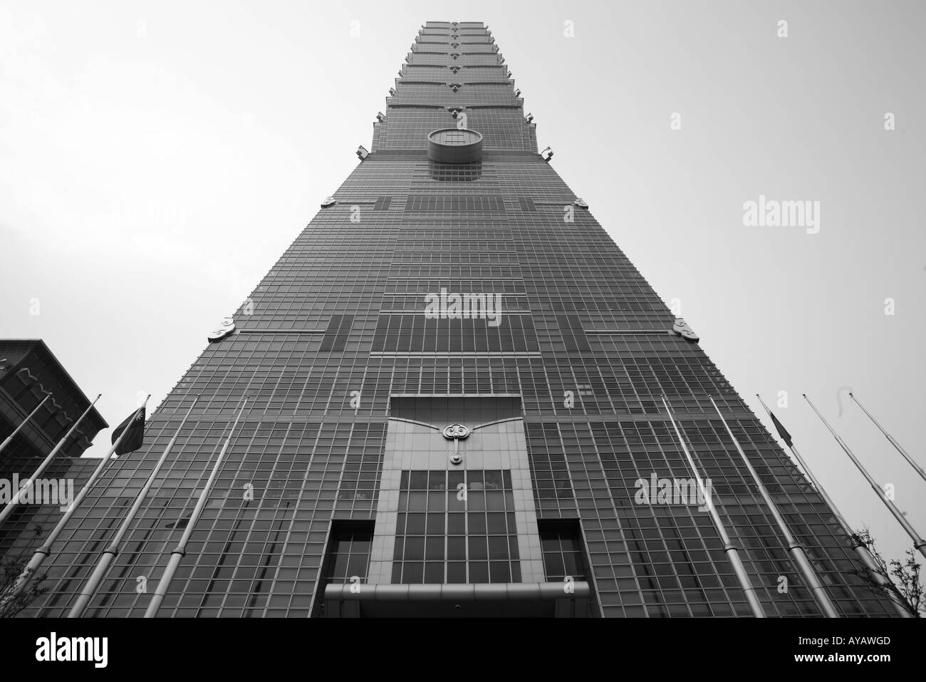 Taiwan Taipei Exterior view of Taipei 101 building since 2003 the ...