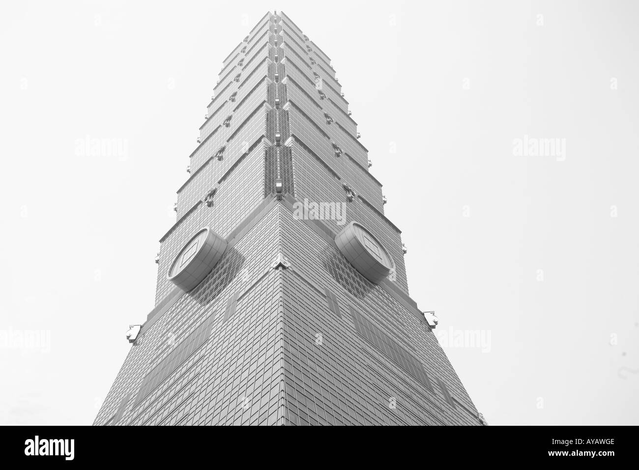 Taiwan Taipei Exterior view of Taipei 101 building since 2003 the ...