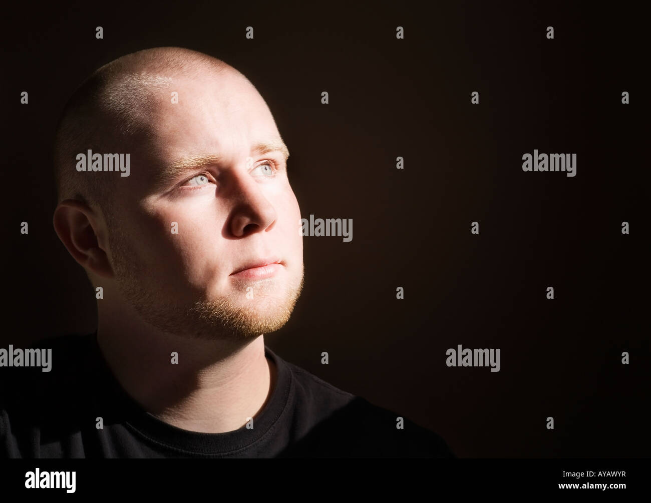 Portrait of a man's face Stock Photo - Alamy