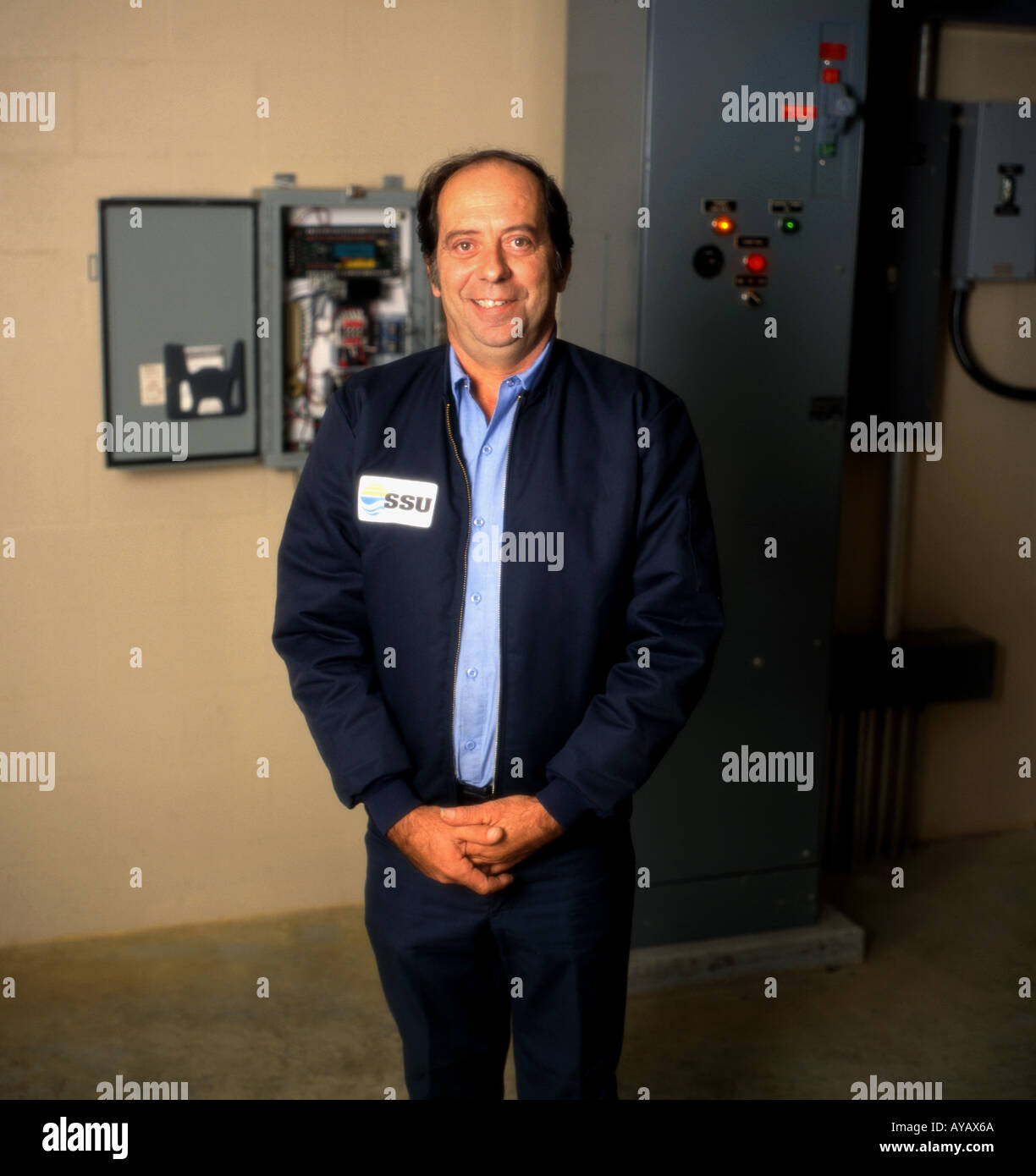 Occupation Utility Worker Stock Photo - Alamy