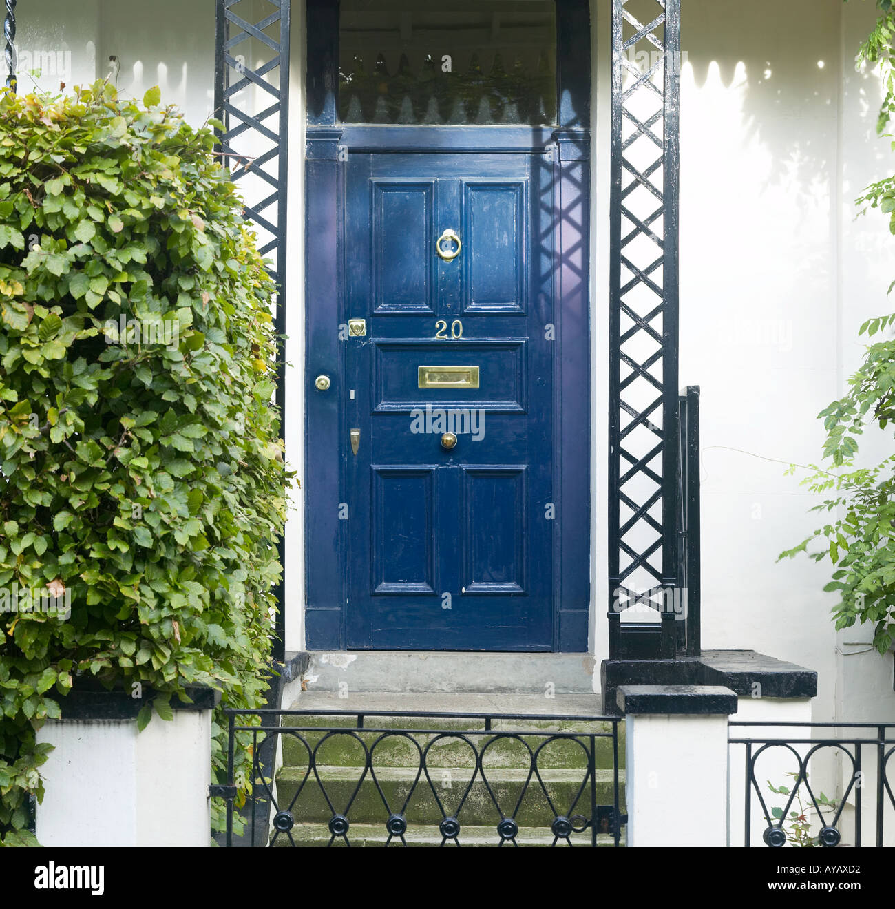 Number 20. Doors, Kensington and Chelsea Stock Photo - Alamy