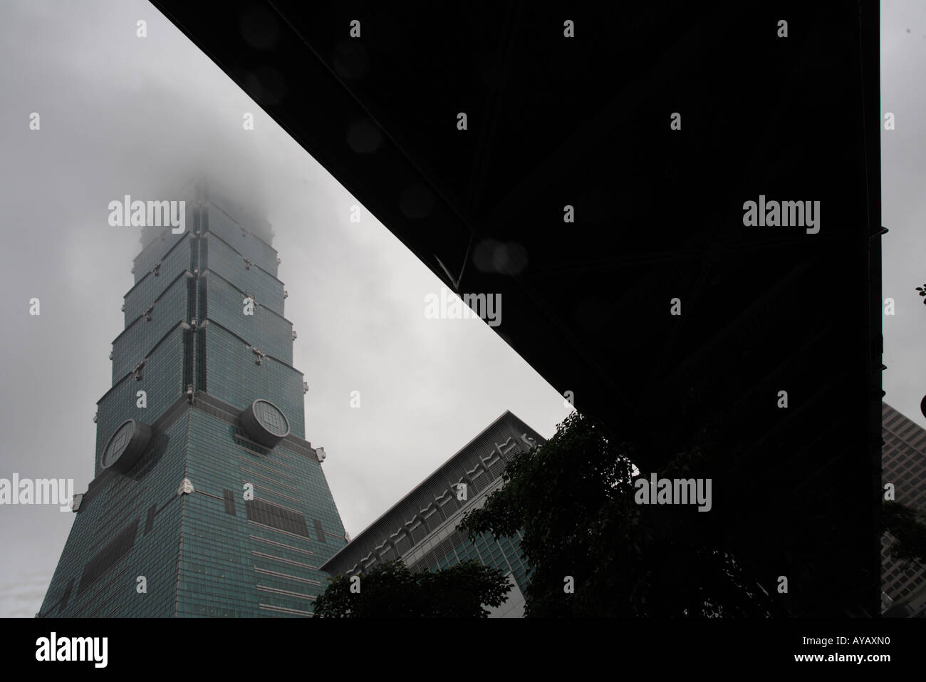 Taiwan Taipei Exterior view of Taipei 101 building since 2003 the ...