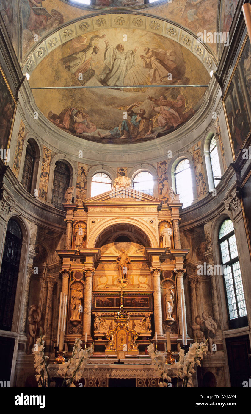 San Rocco church general interior decoration detail Stock Photo - Alamy