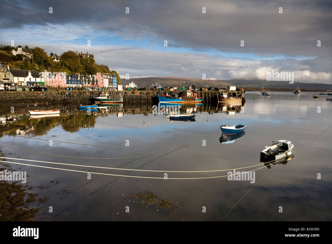 Fishing port, Tobermory, Isle of Mull, Scotland Stock Photo - Alamy