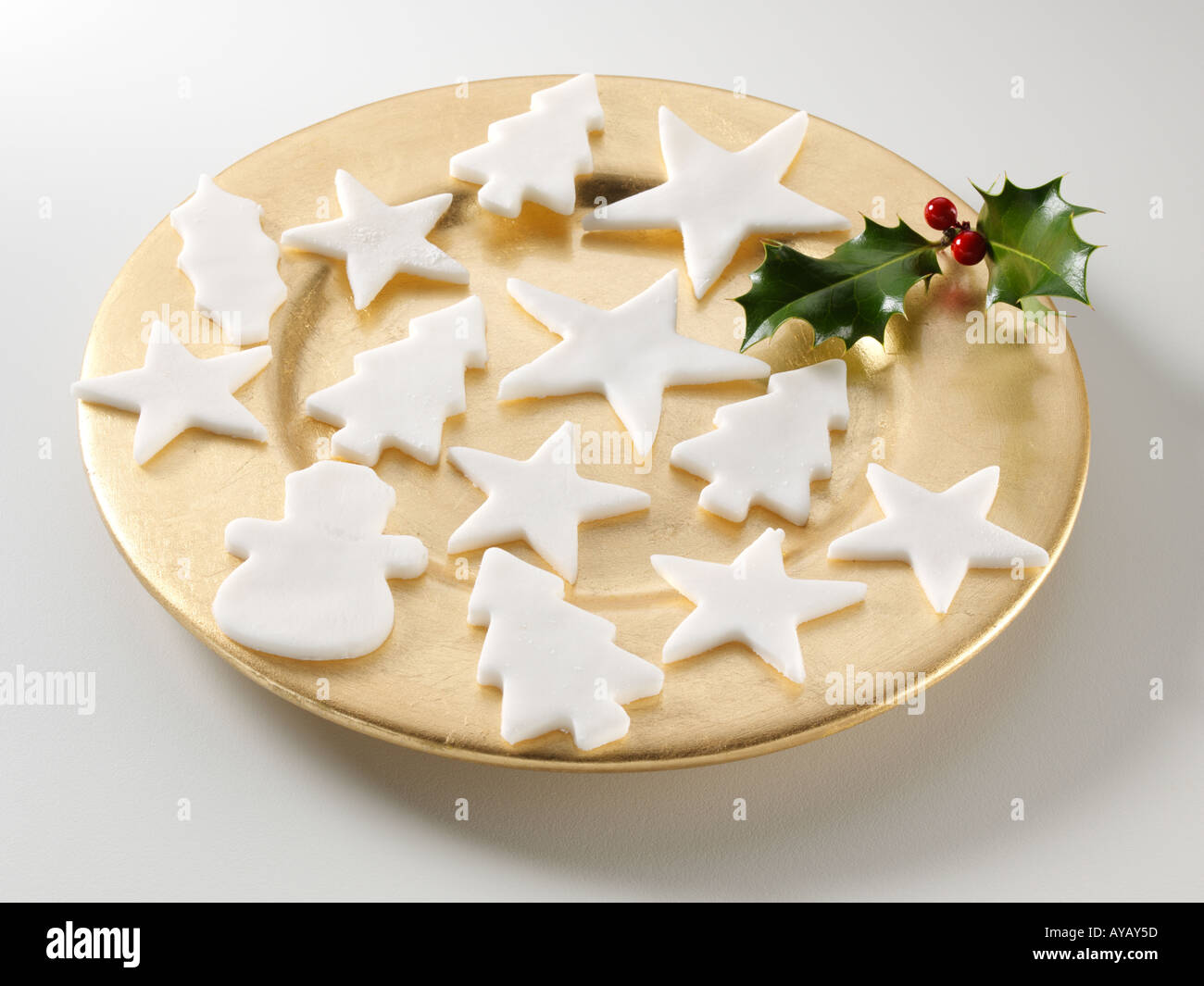 Christmas peppermint cream stars Stock Photo - Alamy